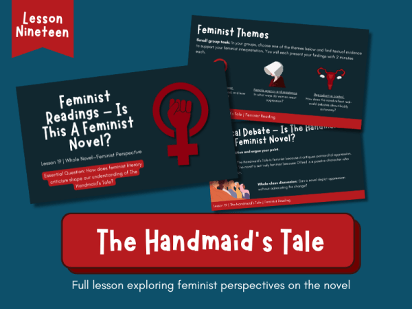 The Handmaid's Tale (L19) Feminist Reading - Revolutionary Education