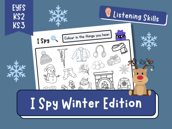 Winter Themed I Spy Listening Activity - Revolutionary Education
