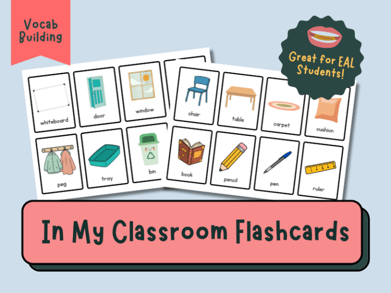 In My Classroom – Object Flashcards - Revolutionary Education