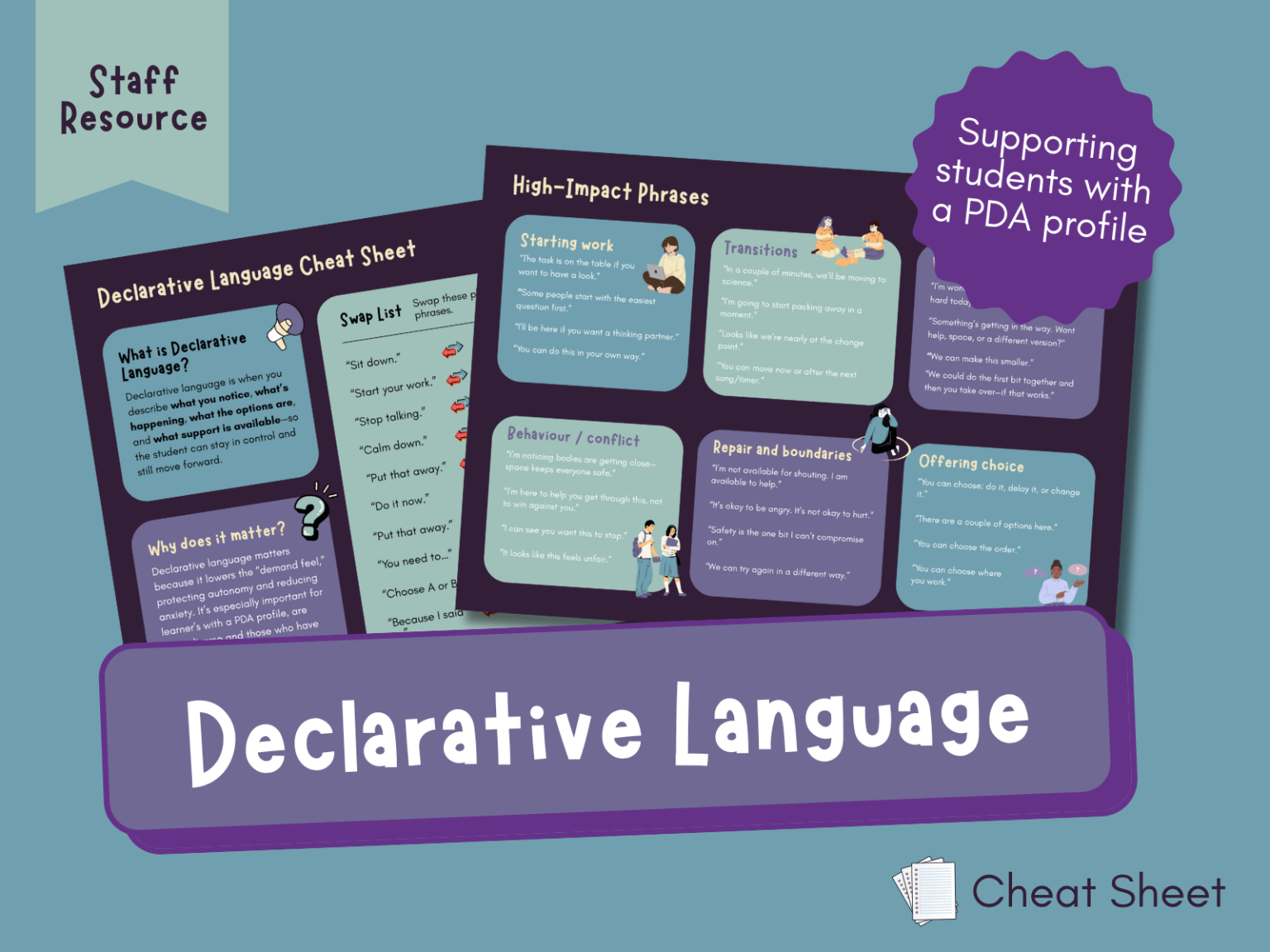 Declarative Language Cheat Sheet for PDA Profile - Revolutionary Education
